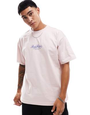 Cotton On Box fit text t-shirt in pink | ASOS