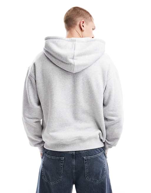 Cotton On boxy fit hoodie with 1993 print in heather gray | ASOS Cotton On boxy fit hoodie with 1993 print in heather gray | ASOS