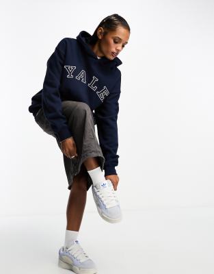 Cotton On collegiate hoodie in navy | ASOS