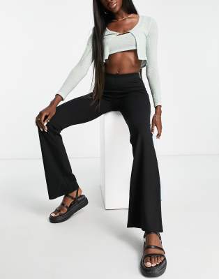 Cotton On flared pants in black | ASOS