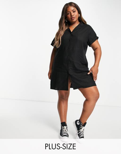 Cotton:On - Curve - Overhemdjurk in zwart | ASOS