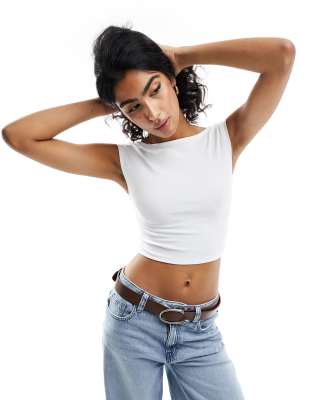 Cotton:On Madison Backless Top in white | ASOS