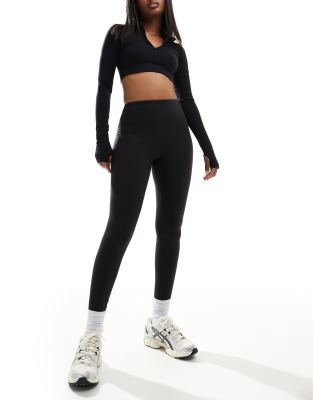 Cotton:On Ultra soft track full length tight in black | ASOS