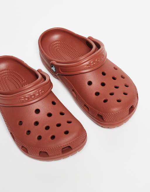 Crocs classic clog in rust | ASOS