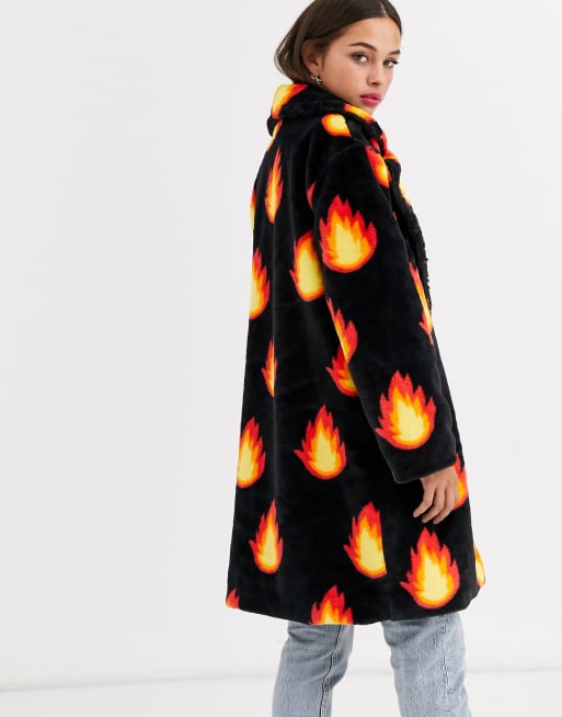 Daisy Street Flame Coat on Sale | emergencydentistry.com