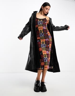 Daisy Street gathered bust midaxi cami dress in boho mesh | ASOS