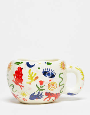 Daisy Street - Mok met celestial print in multi | ASOS