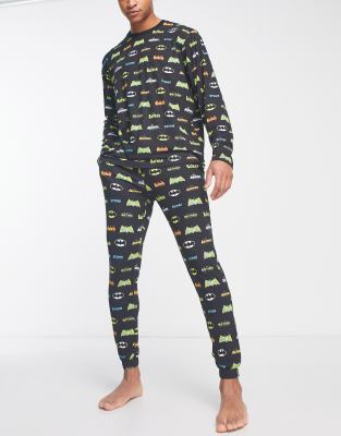 DC Comics Batman print pyjama set in black | ASOS