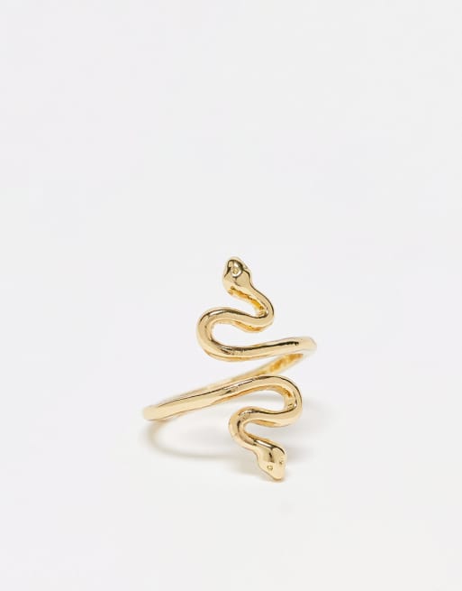 Designb London Anello Con Design Avvolgente A Serpente Color Oro Asos