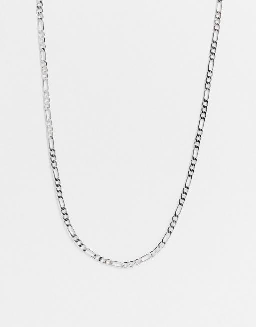 Designb London Collier En Maille Alternée Fine Argenté Asos