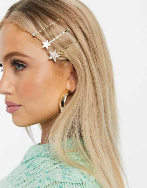 Designb London Multipack Haarspelden Met Astronomisch Design In Goud