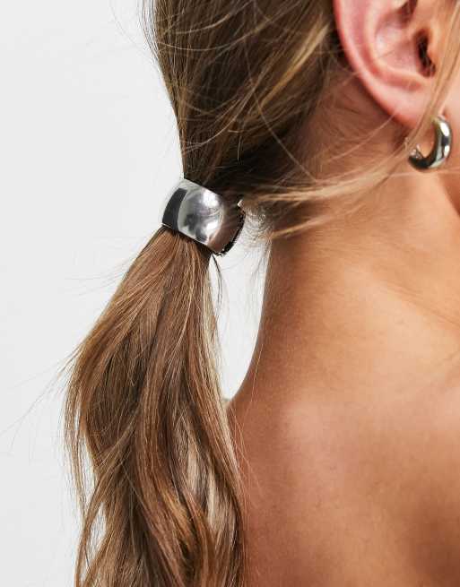 DesignB London silver hair cuff | ASOS