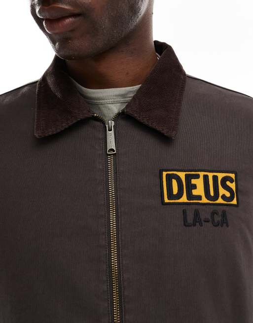Deus Ex Machina superstitious jacket in brown | ASOS