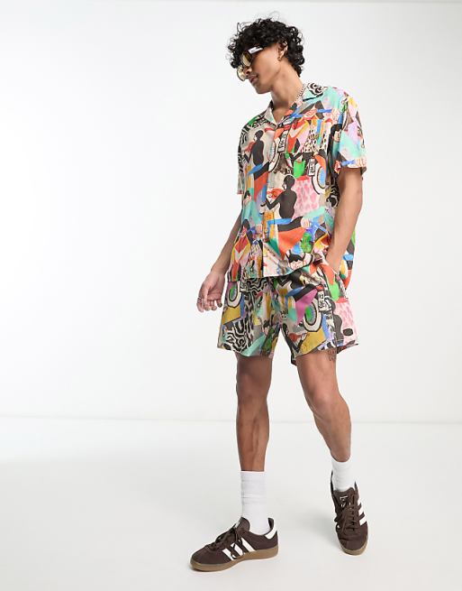 Deus Ex Machina vespacific shirt in multi | ASOS Deus Ex Machina vespacific shirt in multi | ASOS