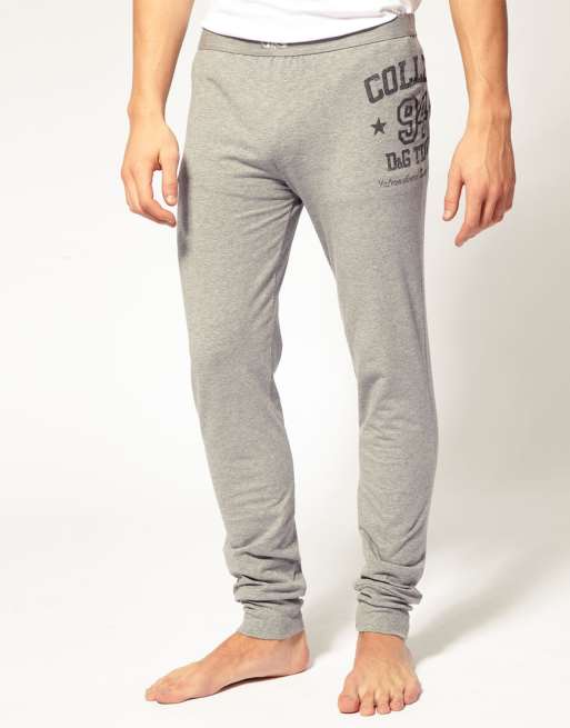 College Men Embroidered Pants