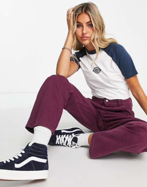 Dickies baby raglan t-shirt in blue | ASOS
