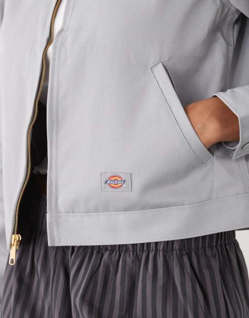 Dickies cropped Eisenhower jacket in gray | ASOS