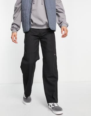 Dickies Double Knee Pants In Black Modesens