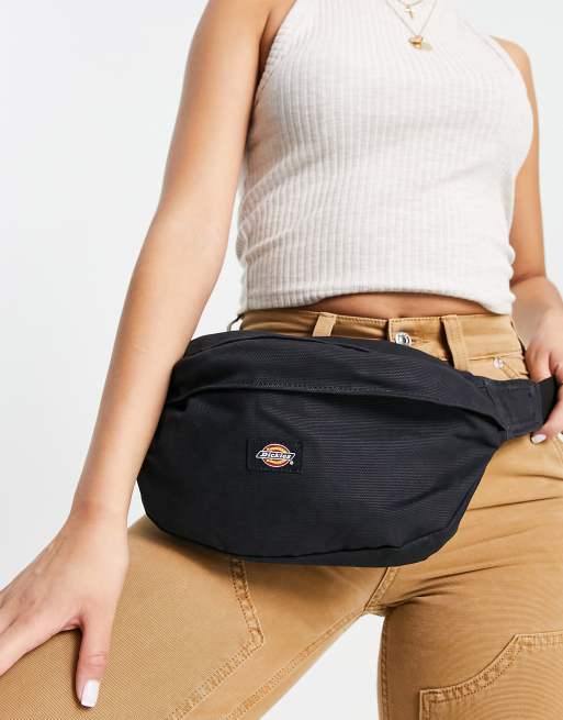 Dickies Duck Canvas Bum Bag In Black Asos