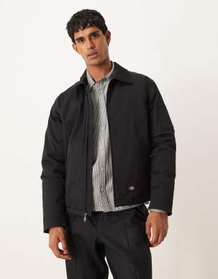 Dickies Eisenhower puffer jacket in black | ASOS
