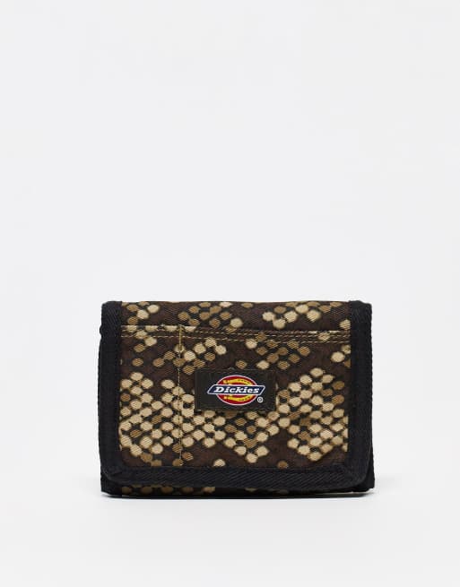 Dickies Kentwood Aop Wallet In Brown Asos