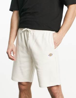 Dickies mapleton jersey shorts in off white | ASOS