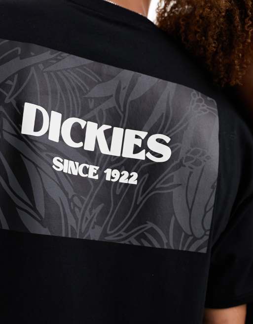 Dickies max meadows back print t-shirt in black | ASOS