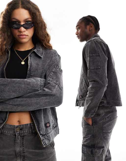 Dickies - Newington - Vasket sort jakke | ASOS