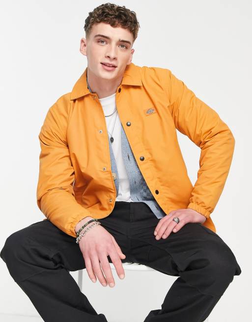 Dickies Oakport Coach jacket in rust | ASOS