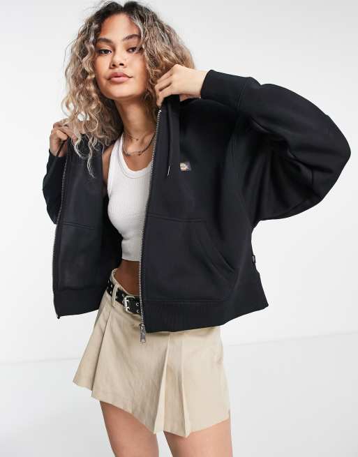 Dickies Oakport Zip Hoodie In Black Asos