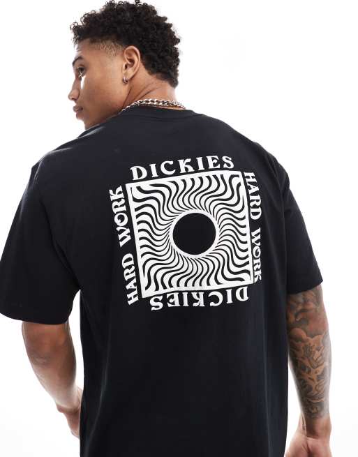 Dickies Oatfield back print t-shirt in black | ASOS