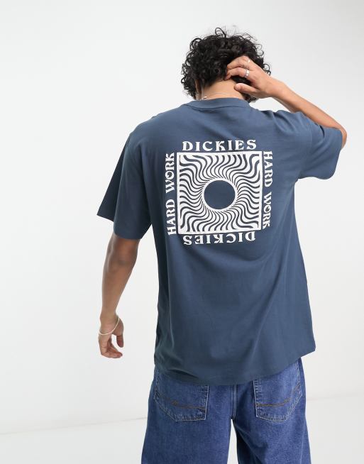 Dickies Oatfield Back Print T Shirt In Navy Asos