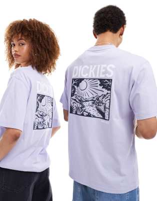Dickies patrick springs back print t-shirt in lilac | ASOS