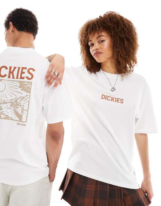 Dickies patrick springs back print t-shirt in white | ASOS