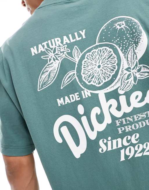 Dickies raven back print t-shirt in dark green | ASOS