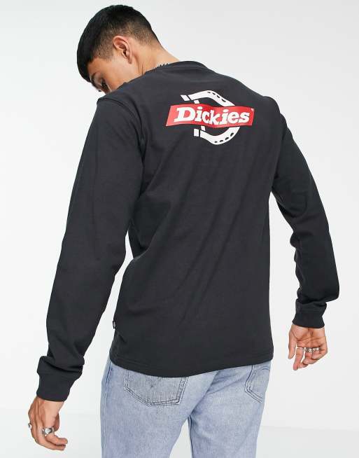 Dickies Ruston Long Sleeve T Shirt In Black Asos