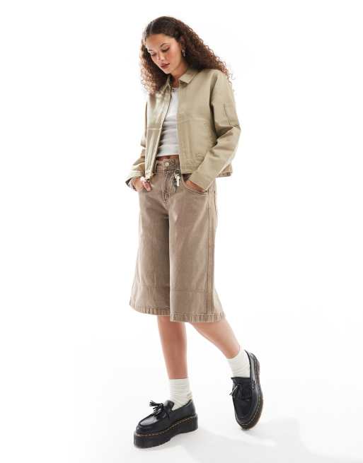 Dickies unlined cropped Eisenhower jacket in beige | ASOS
