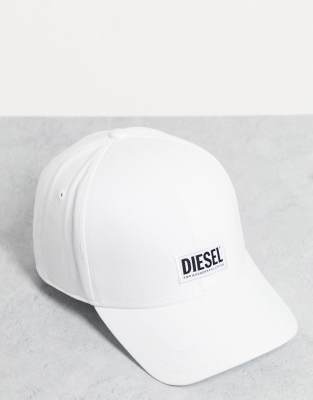 Diesel core logo cap in white | ASOS