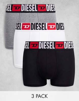 Diesel Damian 3 pack trunks in multi | ASOS
