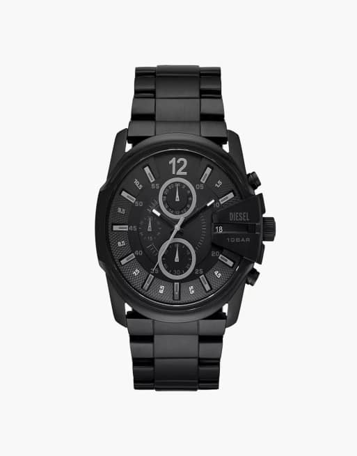 Diesel - Master Chief - Montre chronographe pour homme en acier ...
