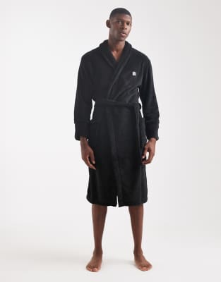 DKNY Trash pandas robe in black | ASOS