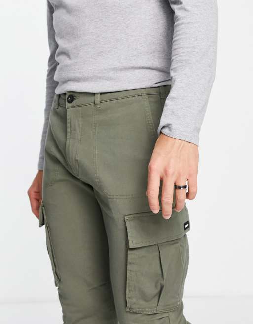 Dr Denim Cooper cargo pants in green | ASOS
