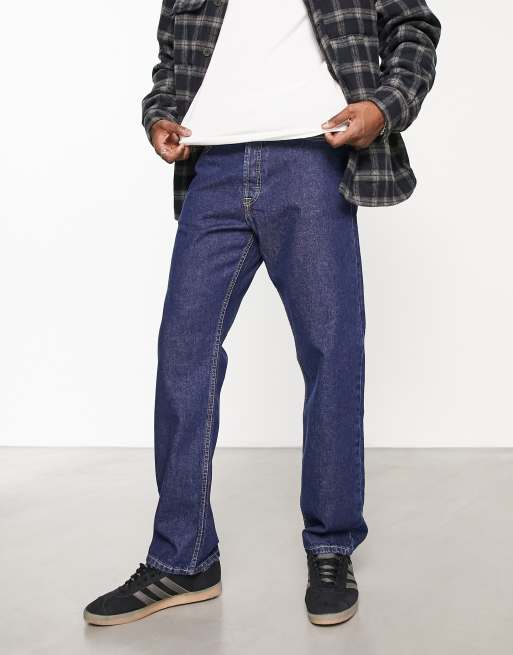Dr Denim Dash regular fit jeans in dark retro blue | ASOS