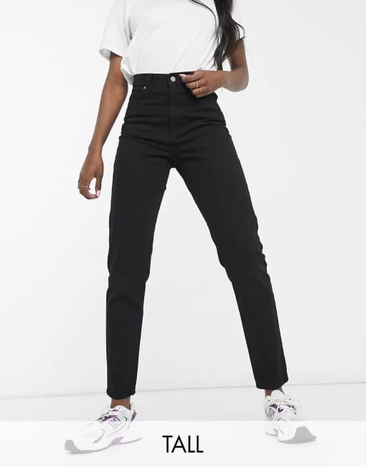Dr. Denim Tall – Nora – Mom-Jeans in Schwarz | ASOS