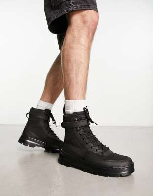 Dr Martens combs tech 8 eye boots in black | ASOS