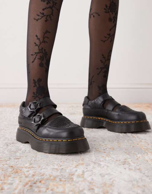 Dr Martens x Wednesday Buzz mary jane shoes in black | ASOS
