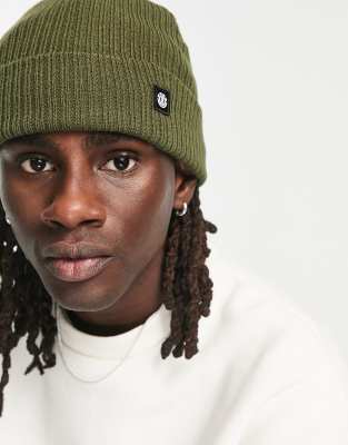 Element Flow beanie in khaki | ASOS