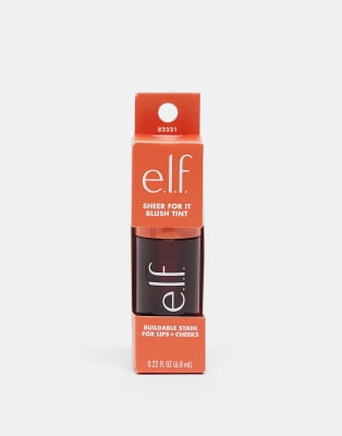e.l.f. - Sheer For It - Tinta labbra e guance - Orange crush | ASOS