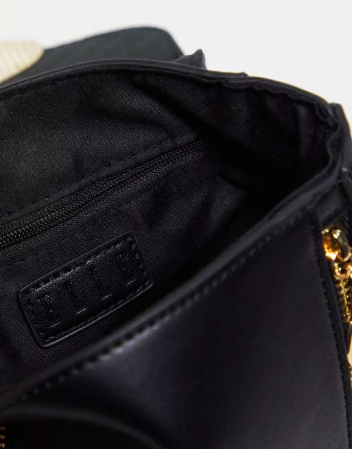 Elle logo mini backpack in black | ASOS
