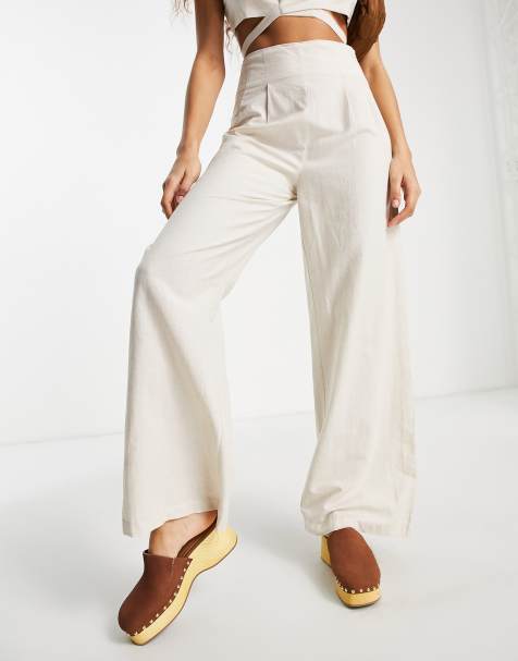 Page 2 - Pantalons en lin | Pantalons en lin blancs pour femme | ASOS